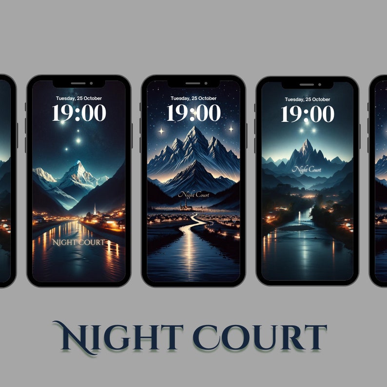 Phone Wallpaper Bundle | ACOTAR Inspired | Original Designs | Fantasy ...