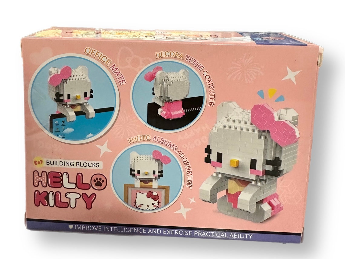Hello Kitty Building Blocks - Etsy