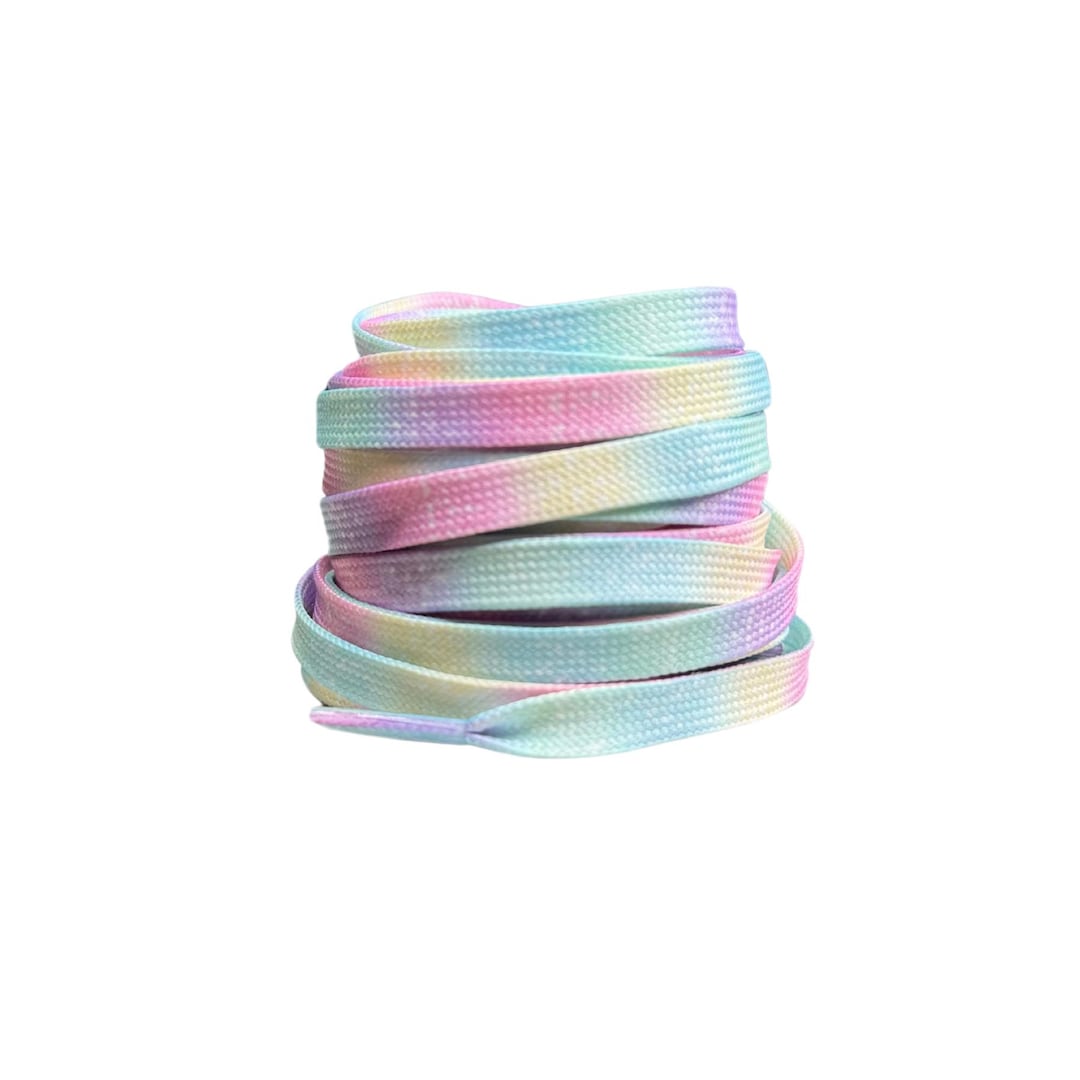 Shoelace: Pastel Rainbow - Etsy