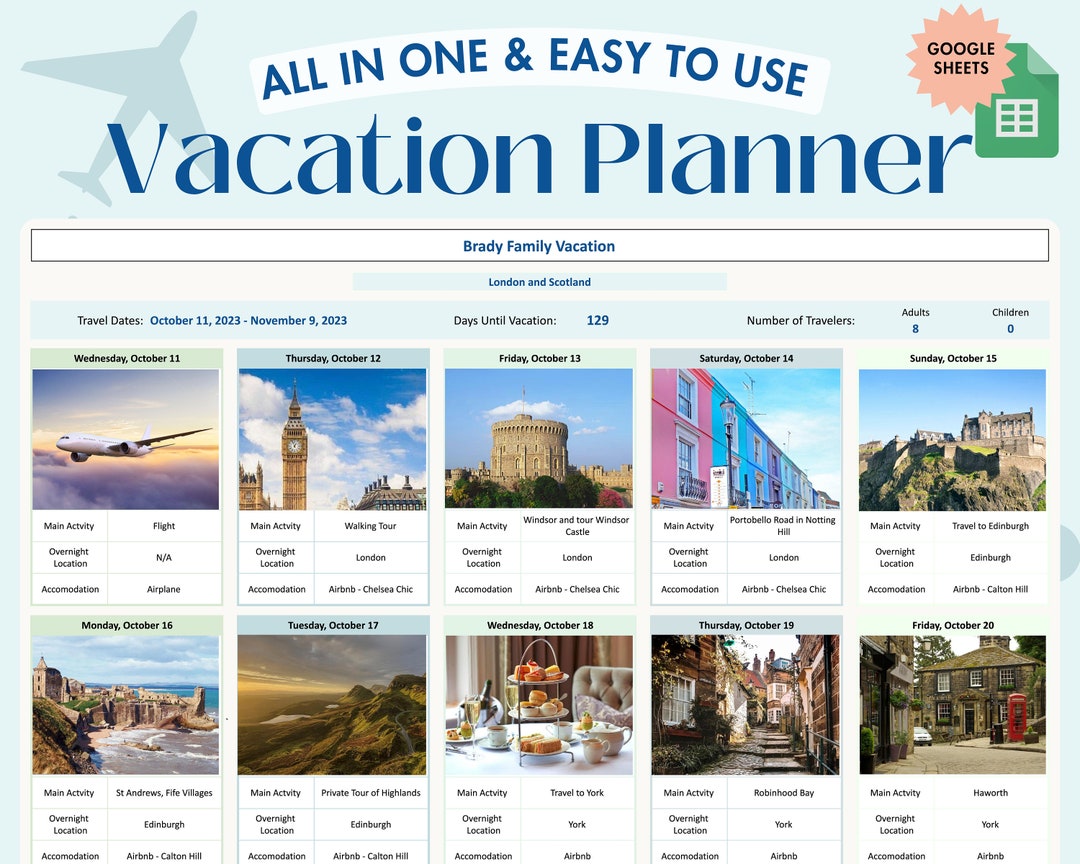 Simple Vacation Planner, Travel Itinerary Tracker, Budget Tracker ...