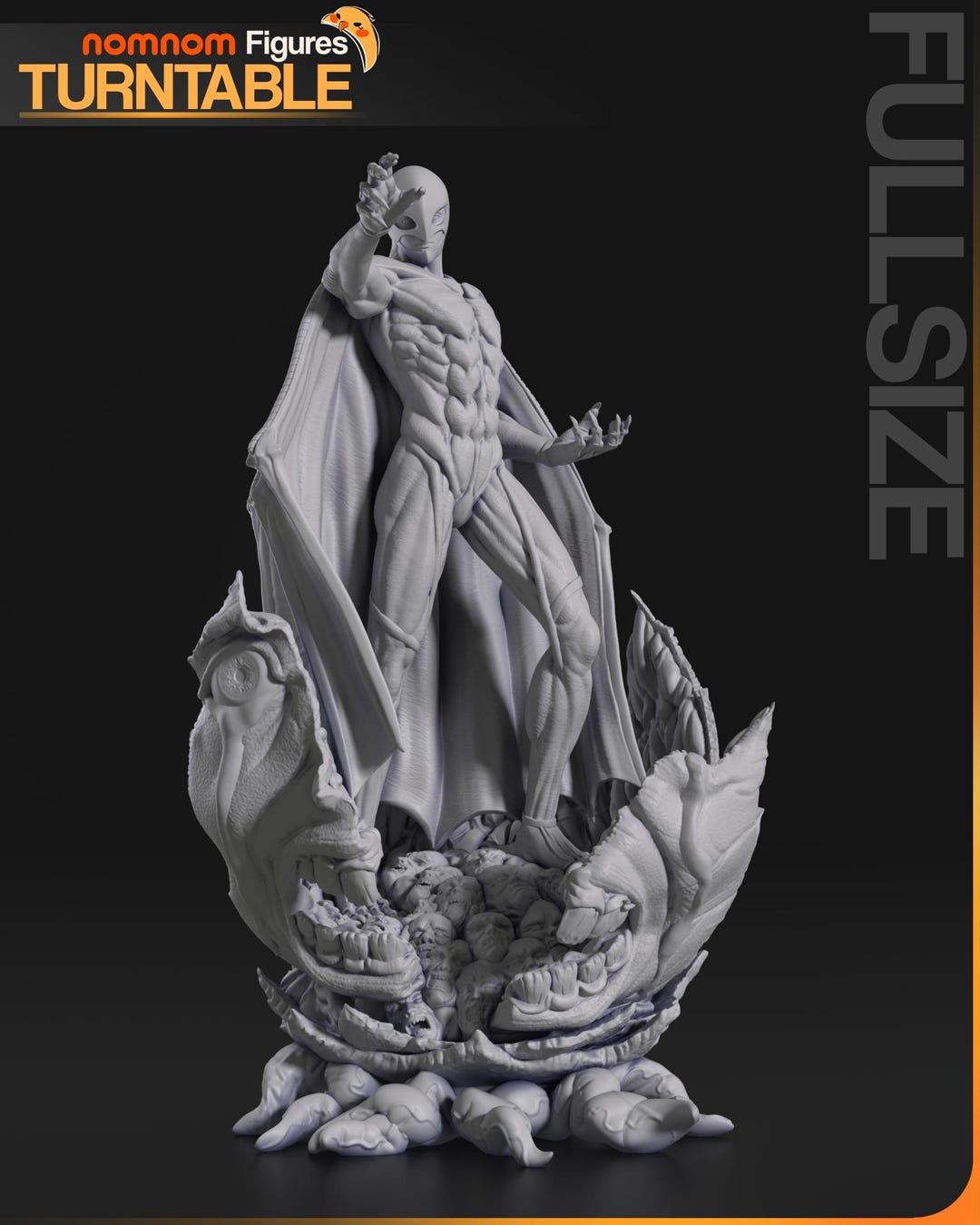 Femto God Hand Bust: 3D Printed Miniature (178mm/75mm) - Etsy