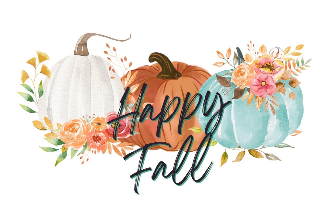 Fall Pumpkins SVG PNG - Etsy