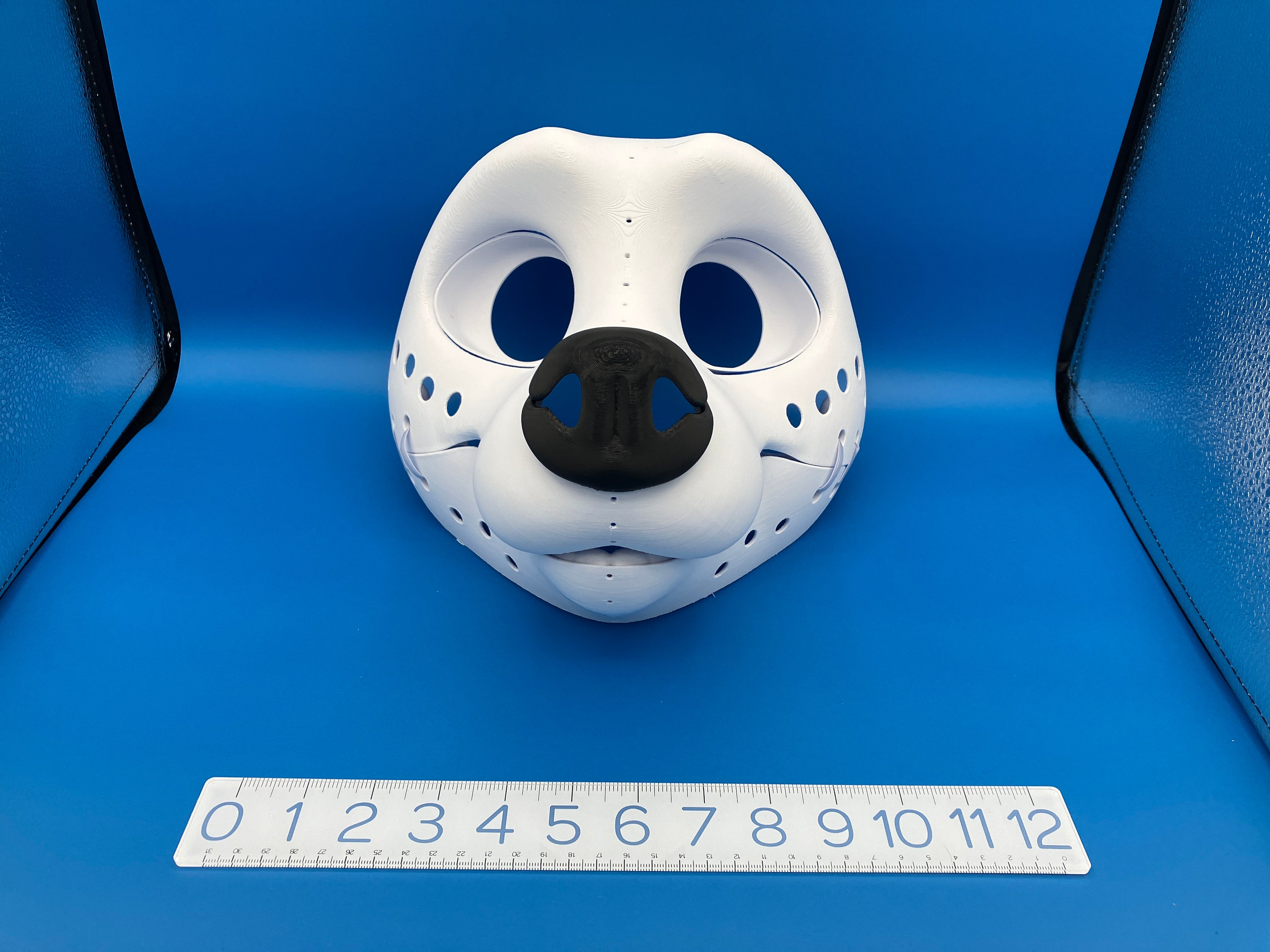 3D Printed Skunk Fursuit Head Base Kit - Movable Jaw - Etsy