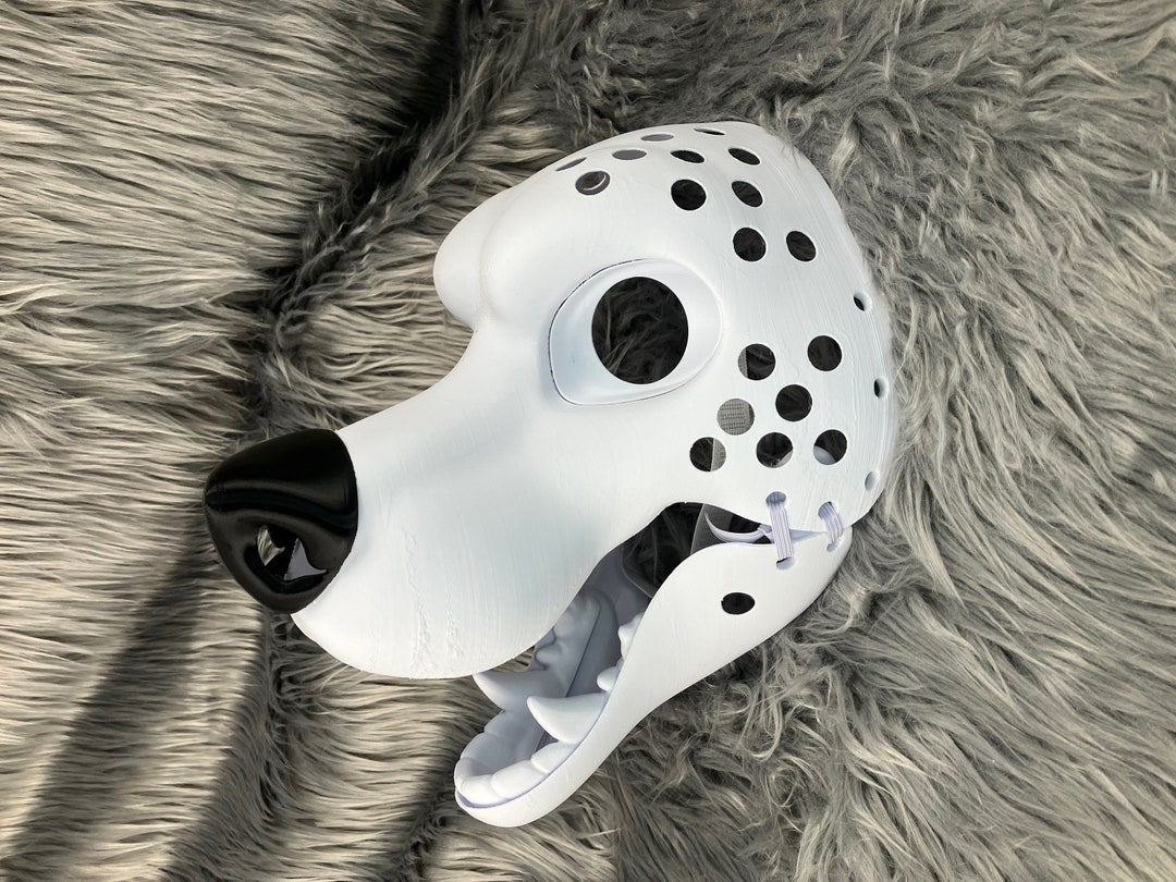 Canine Dire Wolf 3D Printed Fursuit Head Base Kit - Etsy