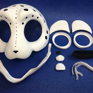 Cute Bunny 3D Printed Fursuit Head Base Kit - Etsy