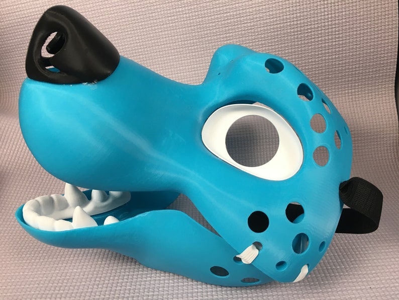 Toony Canine Wolf 3D Printed Fursuit Head Base Kit - Etsy
