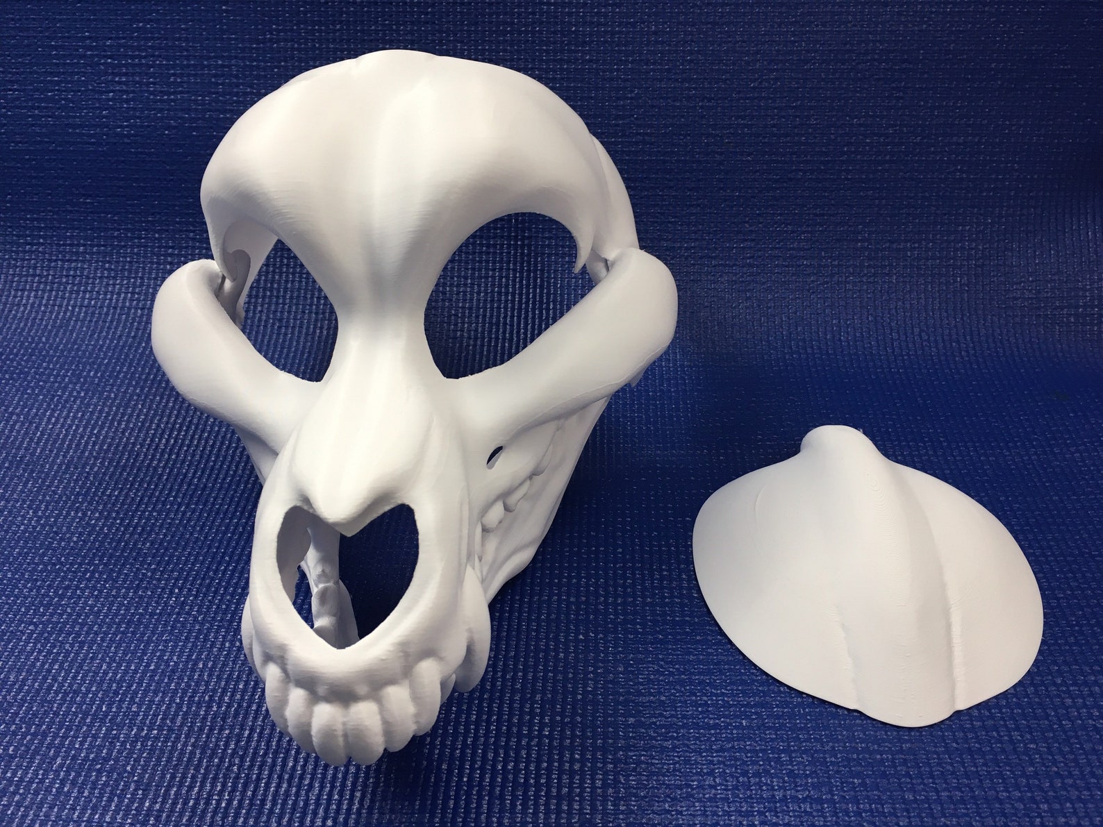 Canine Skull Dog 3D Printed Fursuit Head Base Kit - Etsy