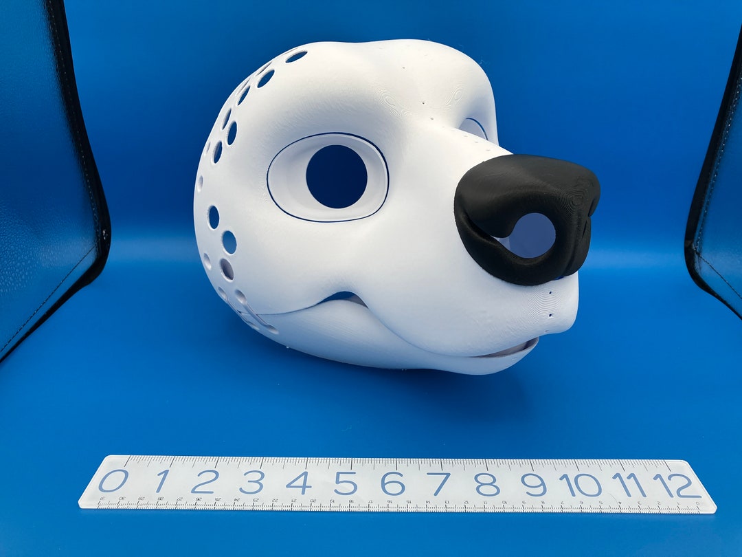 Polar Bear 3D Printed Fursuit Head Base Kit - Etsy