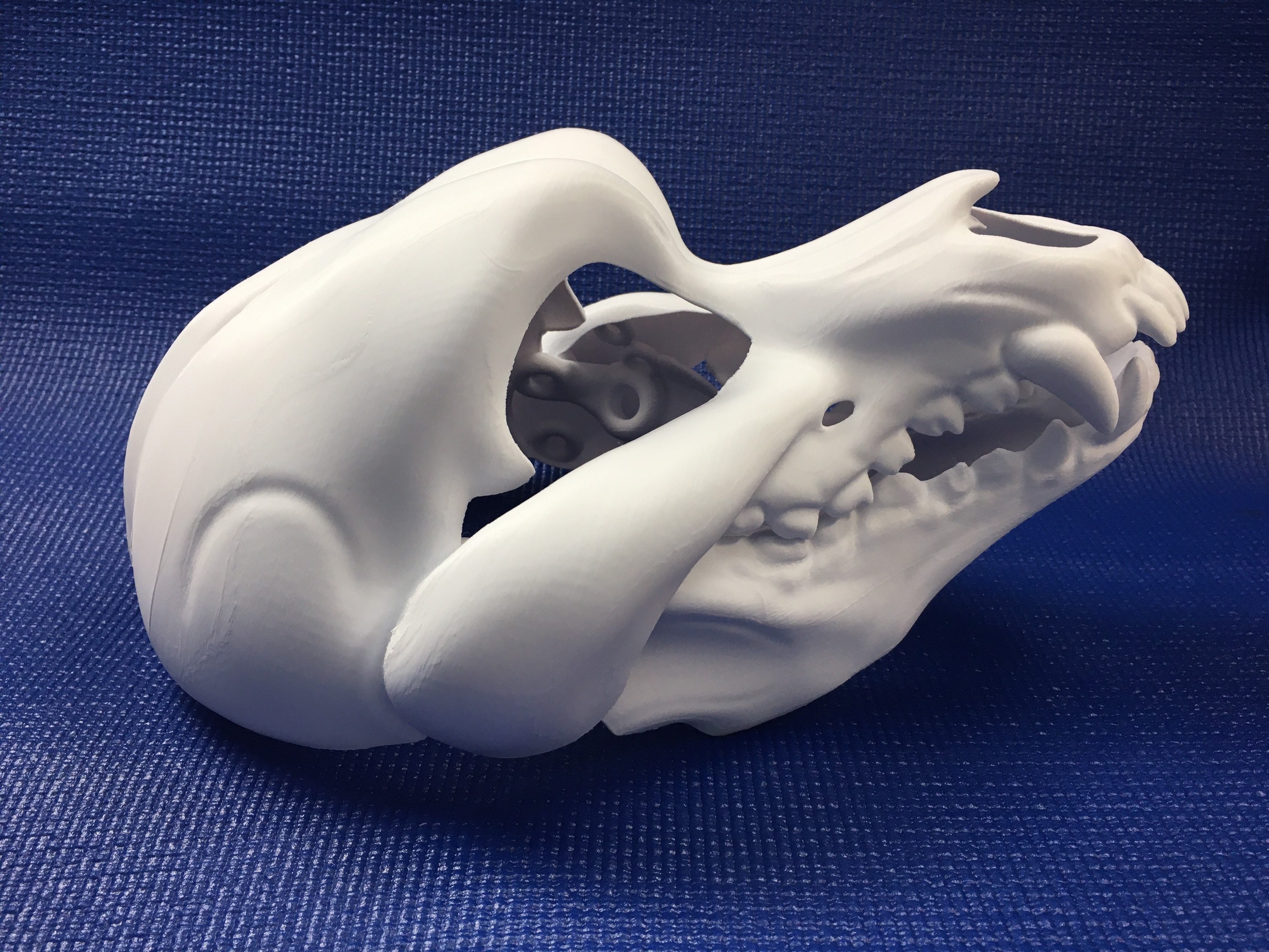 Canine Skull Dog 3D Printed Fursuit Head Base Kit - Etsy Australia