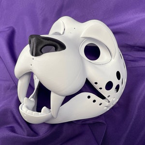 Feline Sabertooth Cat Scimitar 3D Printed Fursuit Head Base Kit - Etsy