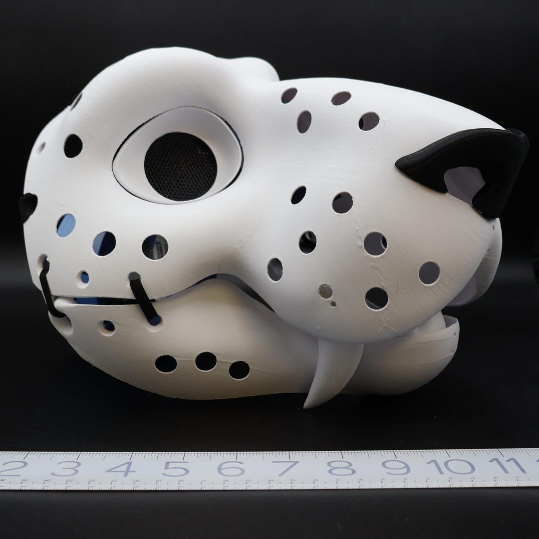Feline Sabertooth Cat Simoledon 3D Printed Fursuit Head Base Kit - Etsy