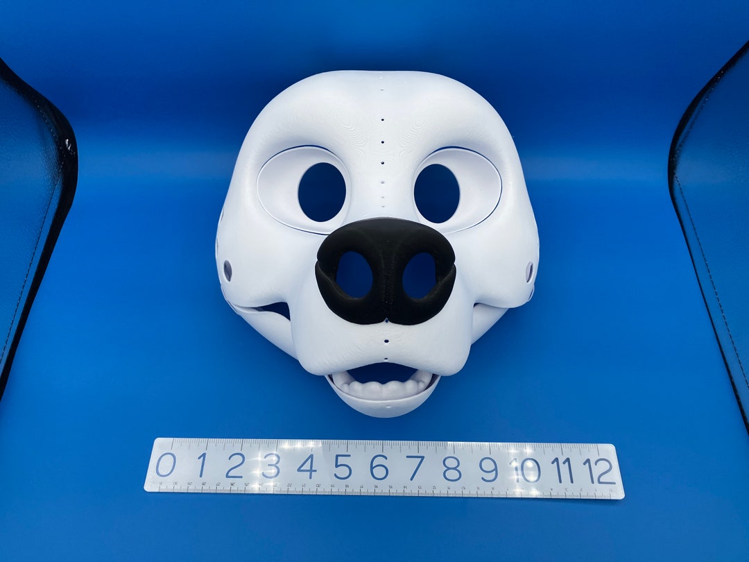 Black Bear 3D Printed Fursuit Head Base Kit - Etsy