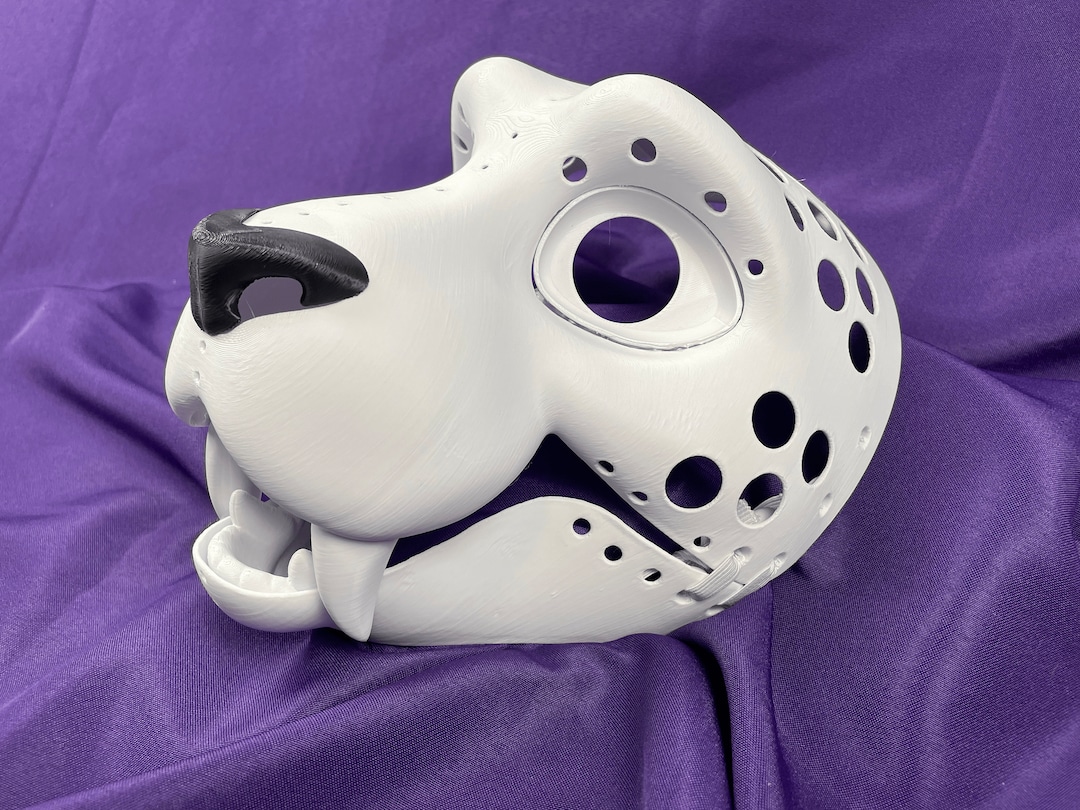 Feline Sabertooth Cat Scimitar 3D Printed Fursuit Head Base Kit - Etsy
