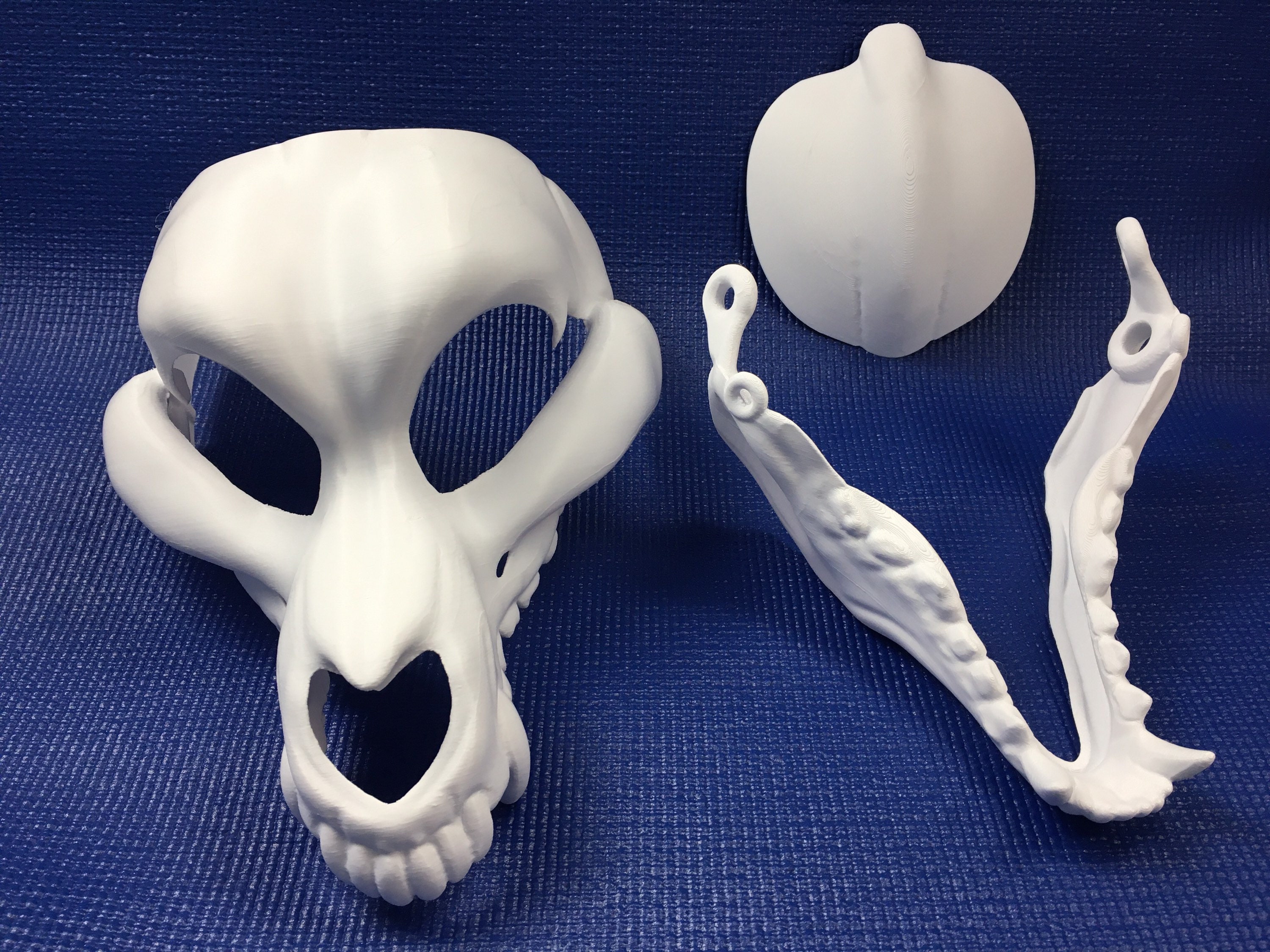 Canine Skull Dog 3D Printed Fursuit Head Base Kit - Etsy
