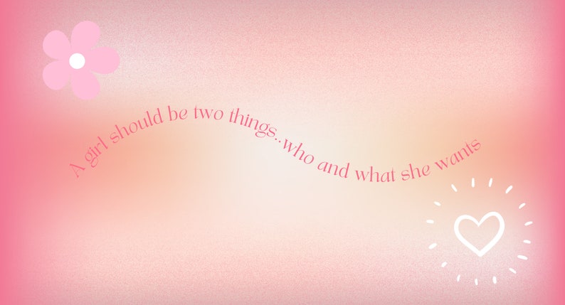Pink Inspirational Computer Wallpaper - Etsy