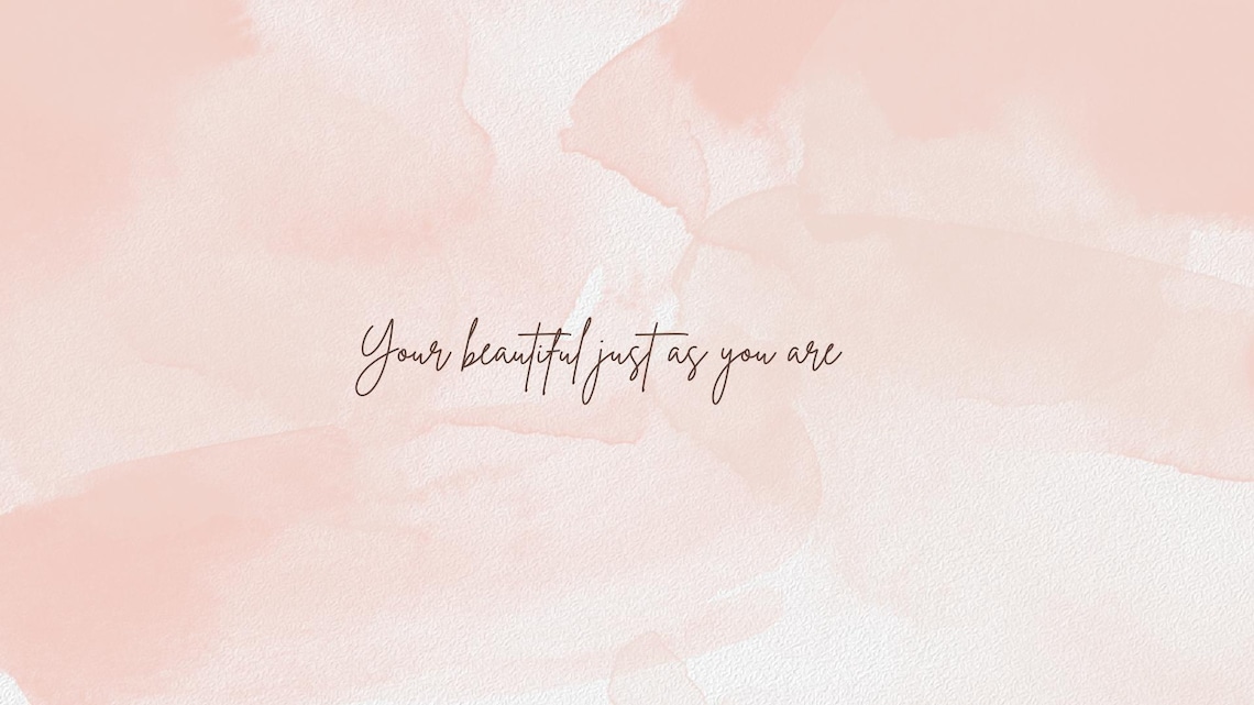 Pink Inspirational Computer Wallpaper - Etsy