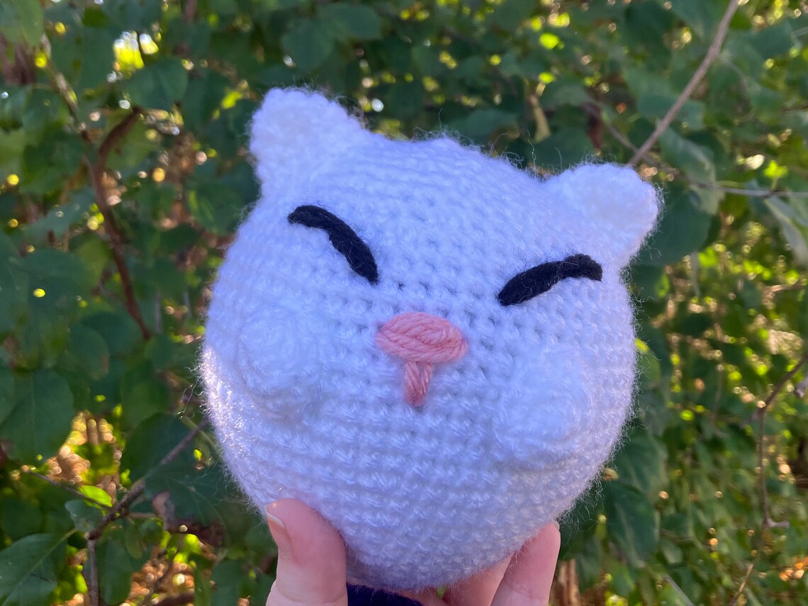Amooglerumi FFXIV Moogle Amigurumi Handmade Crochet Moogle Orb Plushie ...