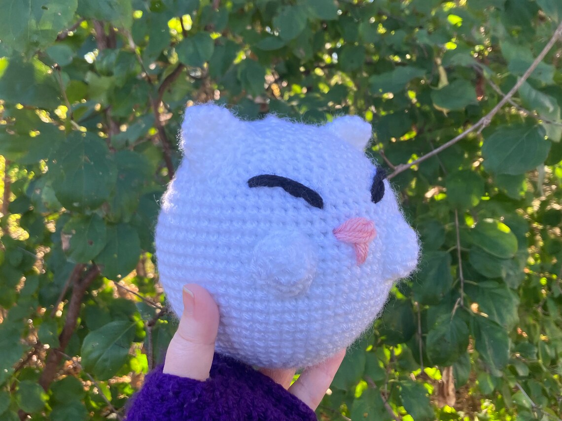 Amooglerumi FFXIV Moogle Amigurumi Handmade Crochet Moogle Orb Plushie ...