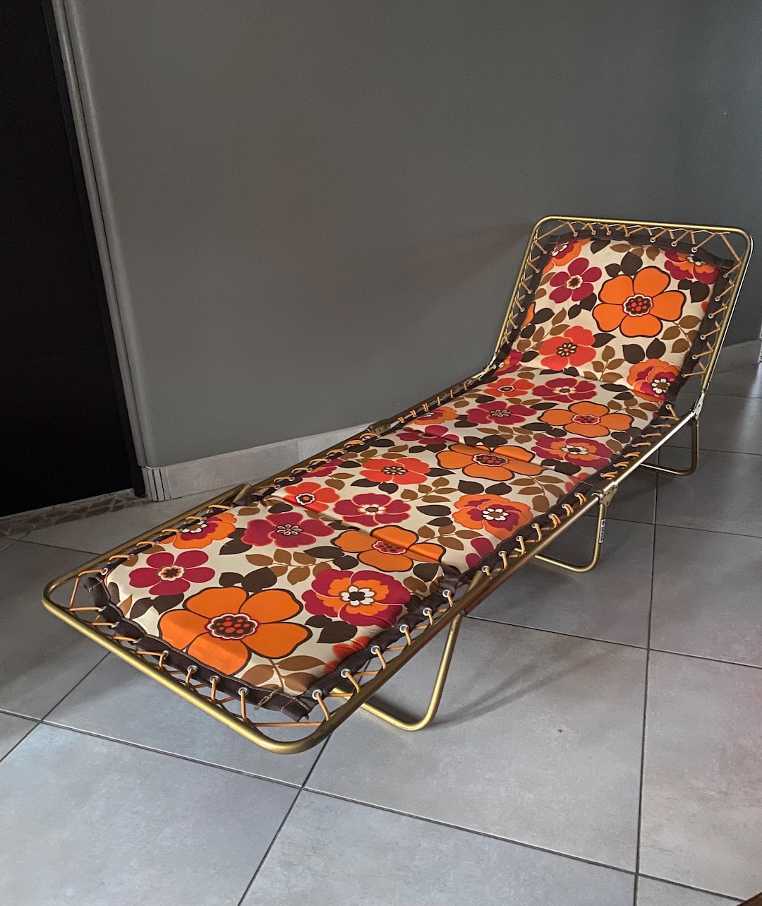 Lafuma Folding Sun Lounger - Etsy