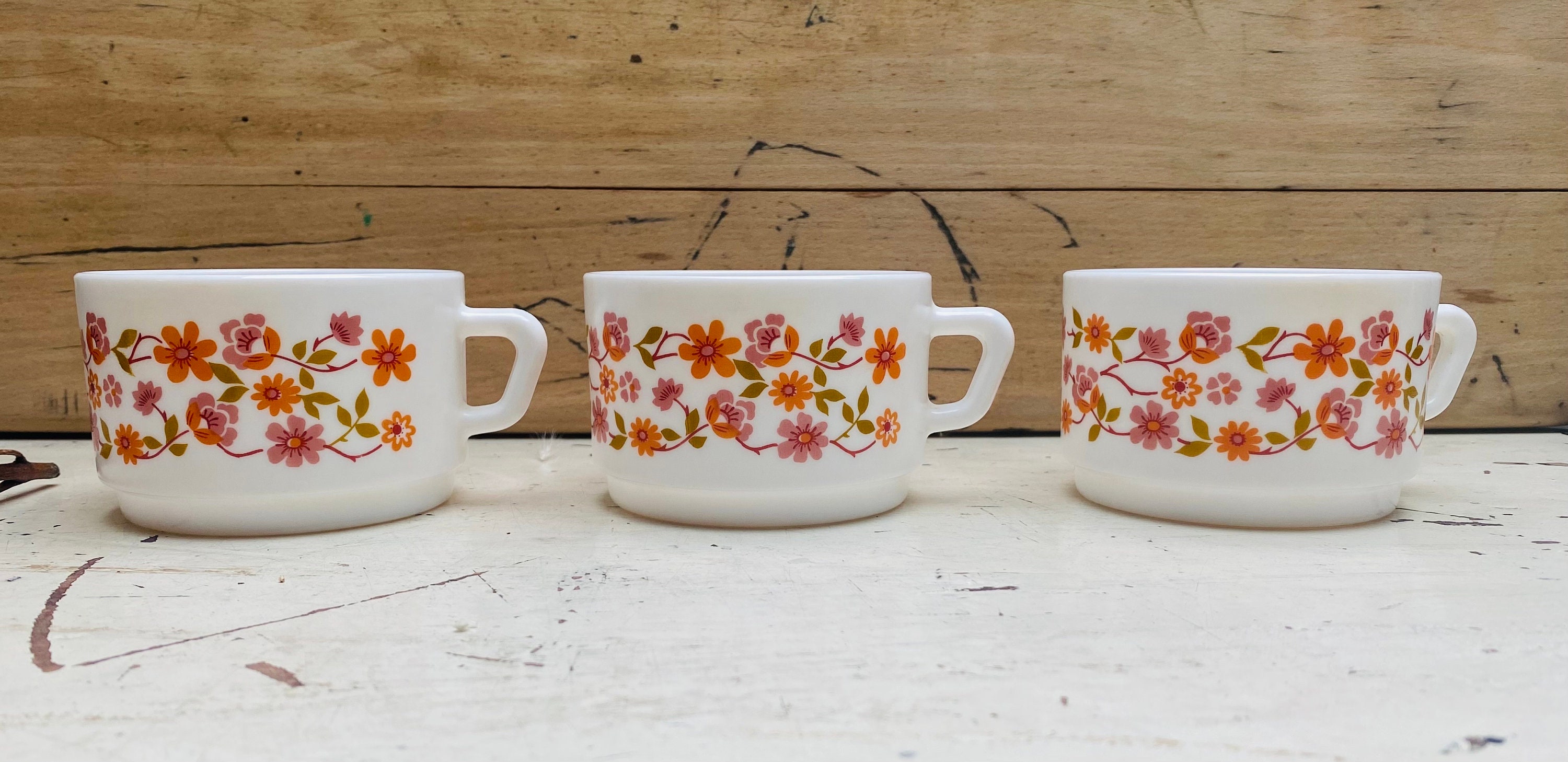 Set of 6 Arcopal Coffee Cups Model scania - Etsy