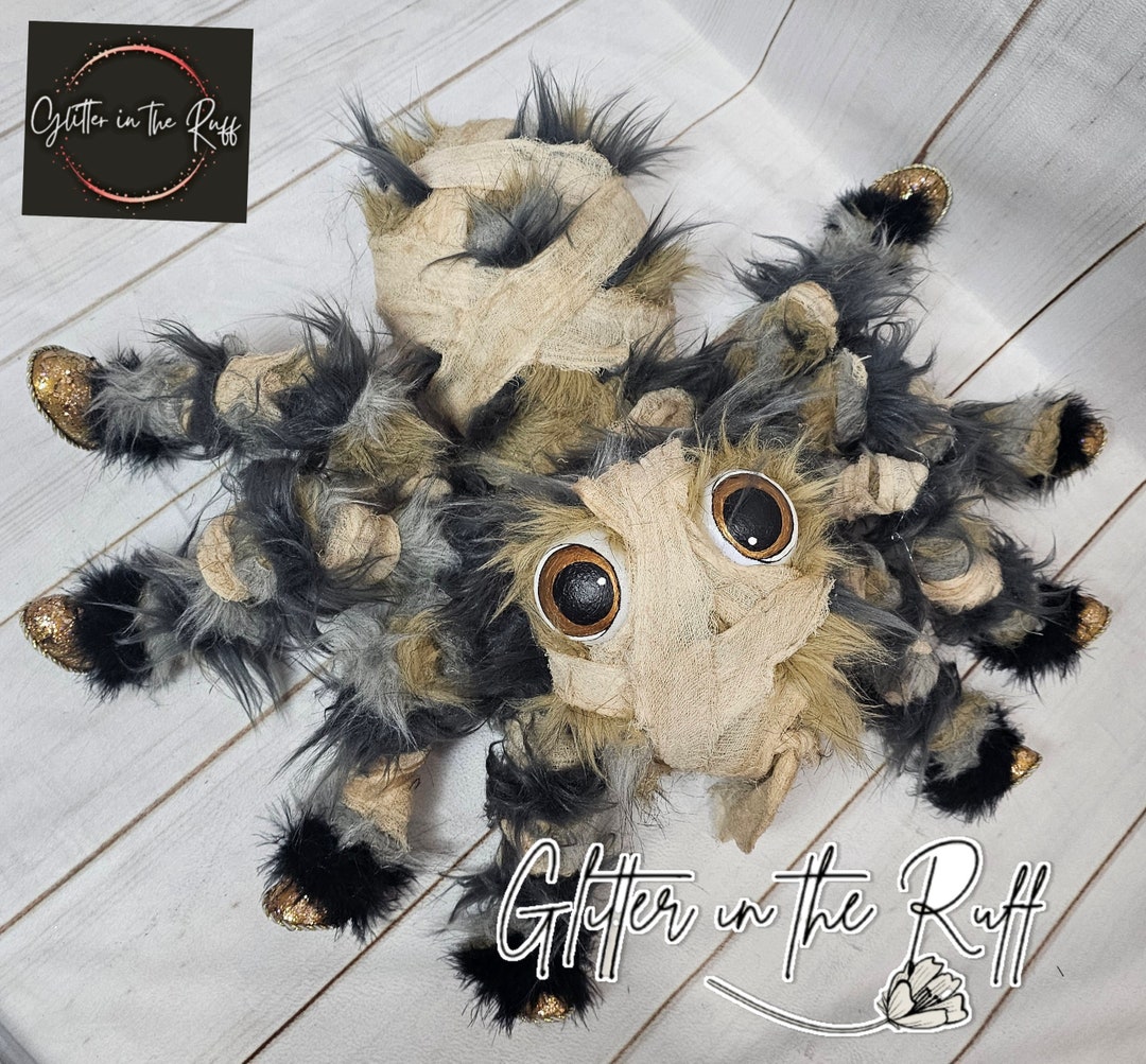 Mummy Spider, Spider Wreath Attachment,halloween Decor, Spider Decor ...