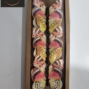 Fabric Butterfly Decor: Wired Stem Floral Embellishments (set of 8) - Etsy
