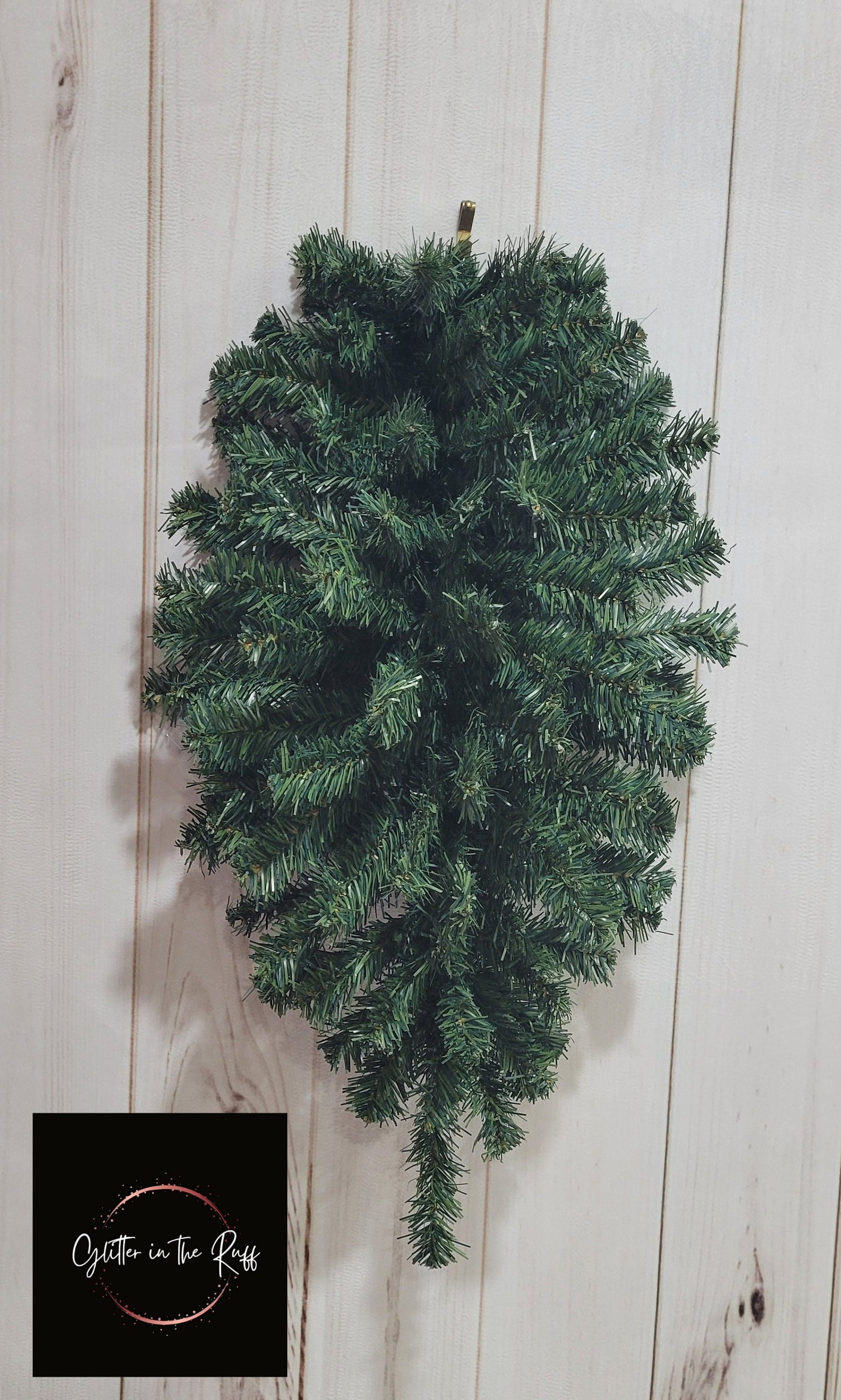 32' Inch, Green Pine Teardrop Swag, Noble Pine, Swag Base, Pine Swag ...