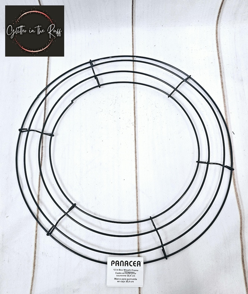 Metal Wreath Form, DIY Wreath, Door Hanger, Craft Supplies, Wreath Base ...