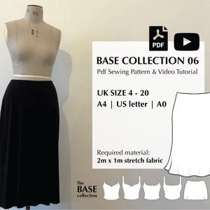 Digital PDF Sewing Pattern Video Tutorial for BASE - Etsy UK
