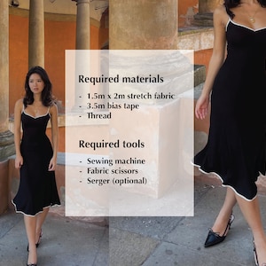 Digital PDF Sewing Pattern + Video Tutorial for Graduation Dress by Mai ...
