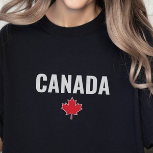 Canada Tee Maple Leaf Canada Logo T-shirt Canada Flag Canada Gift ...