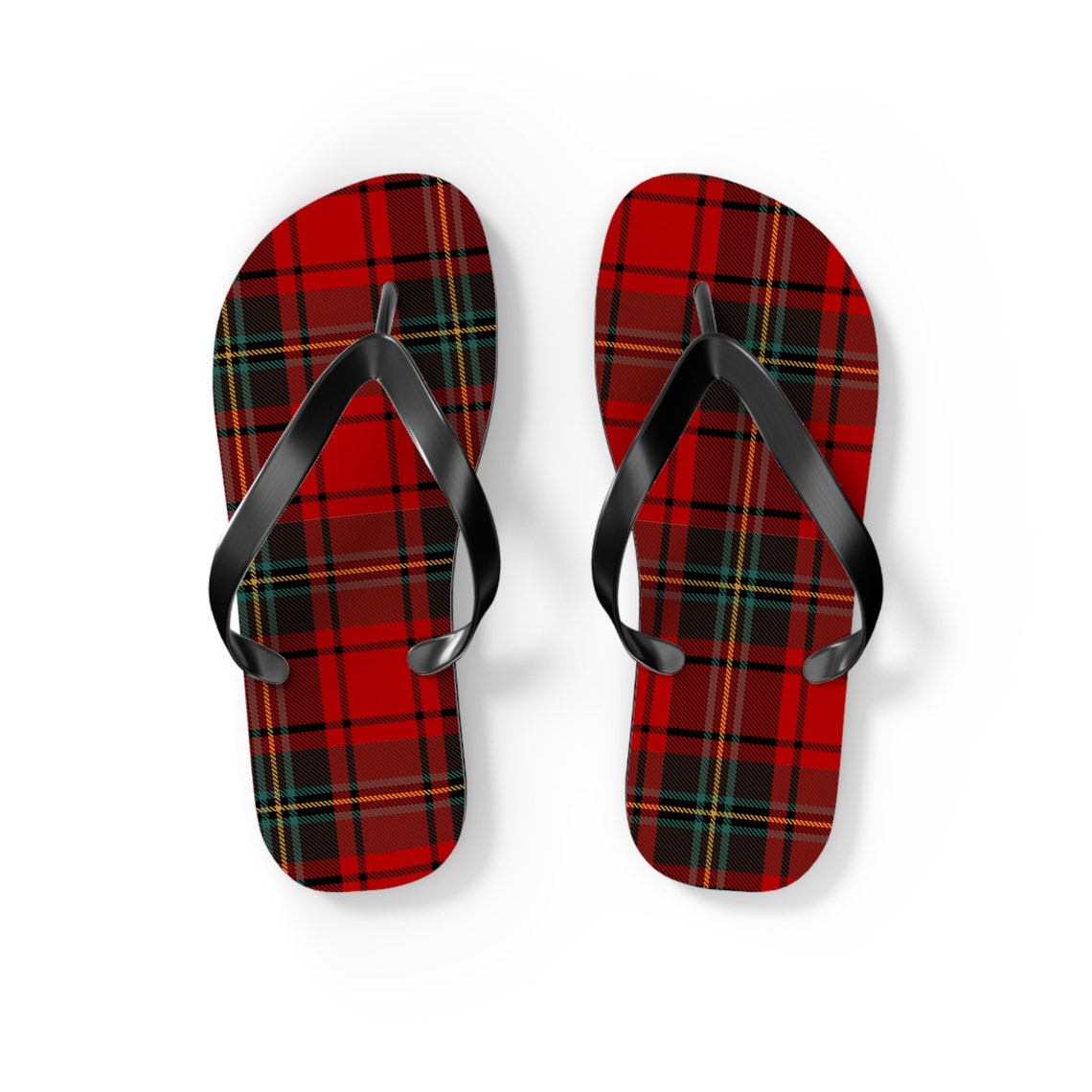 Plaid Flip Flops, Summertime Flip Flops, Gifts for Mom, Flip Flops ...