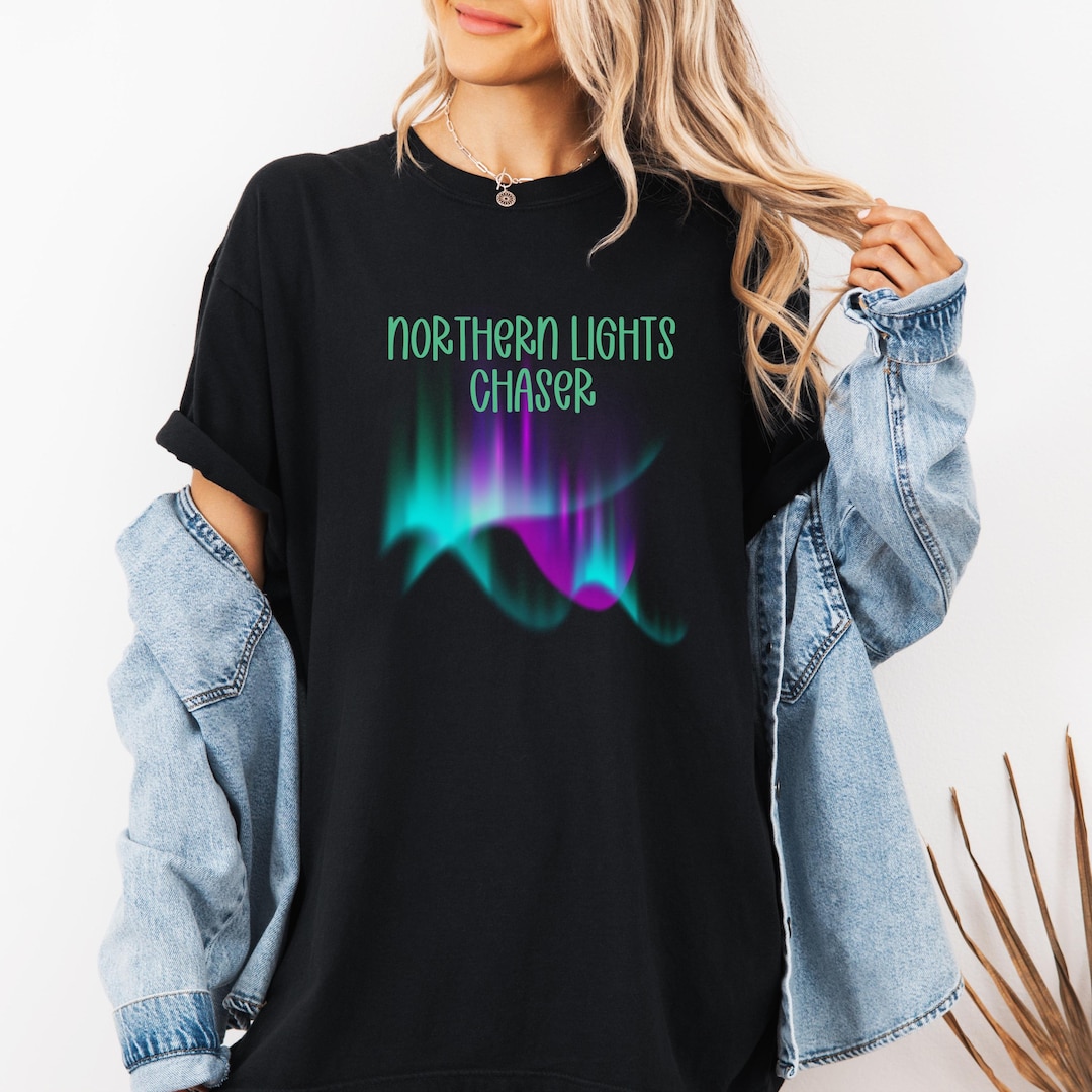 Northern Lights Tshirt, Aurora Borealis, Gifts for Photographer ...