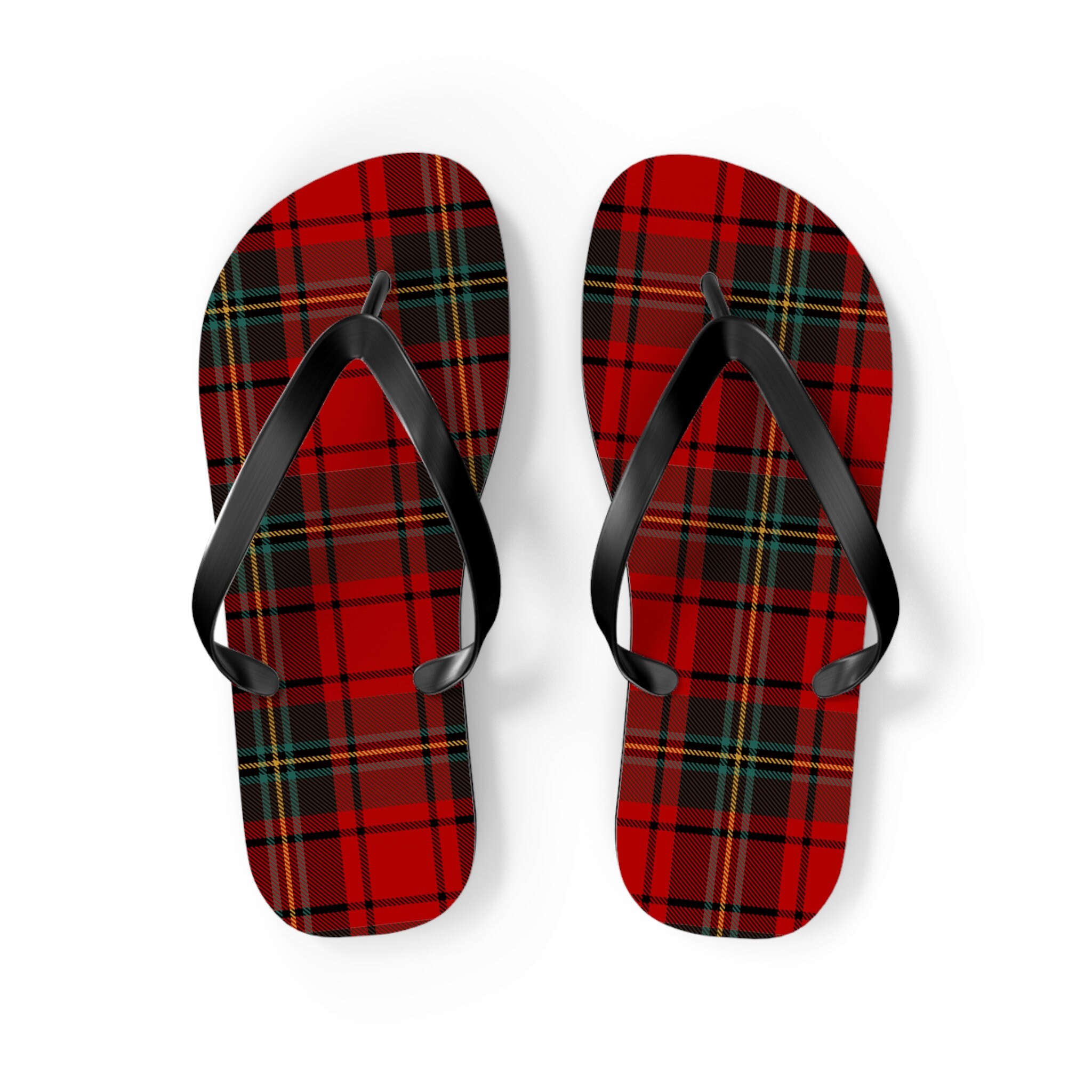 Plaid Flip Flops, Summertime Flip Flops, Gifts for Mom, Flip Flops ...