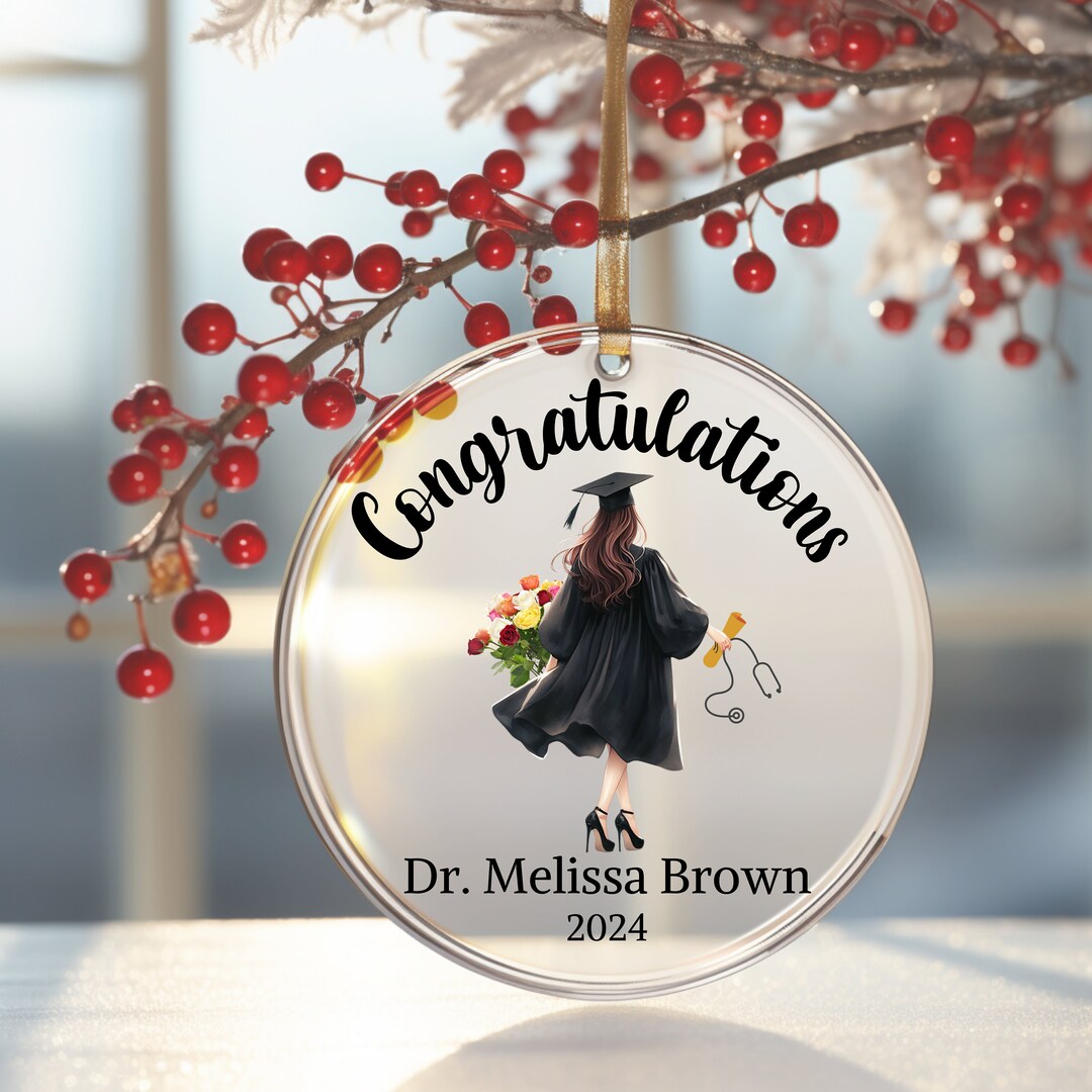 Graduation Gift for Doctor - MD Graduation Ornament, Thoughtful ...