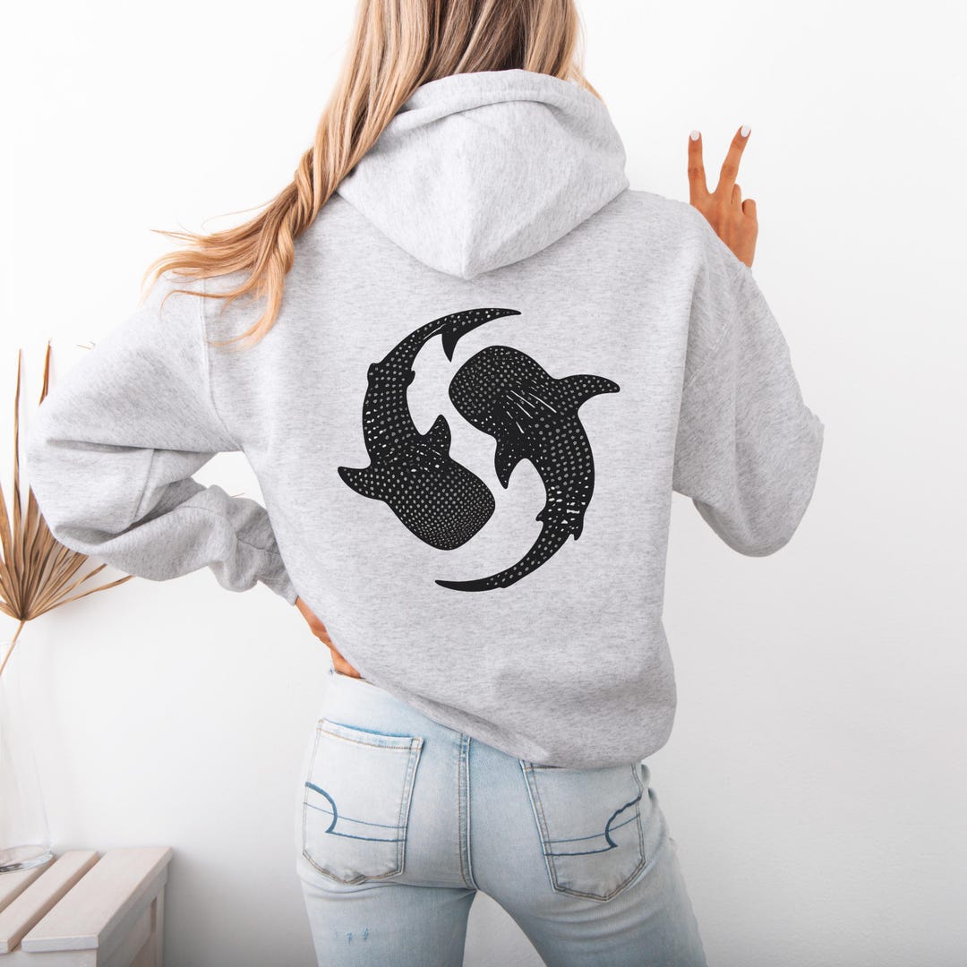 Whale Shark Graphic Hoodie | Ocean Lover Gift - Etsy