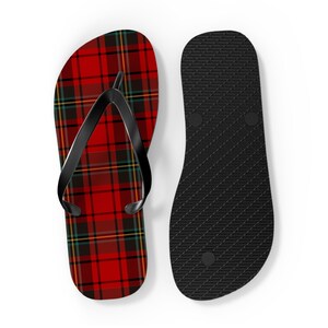 Plaid Flip Flops, Summertime Flip Flops, Gifts for Mom, Flip Flops ...