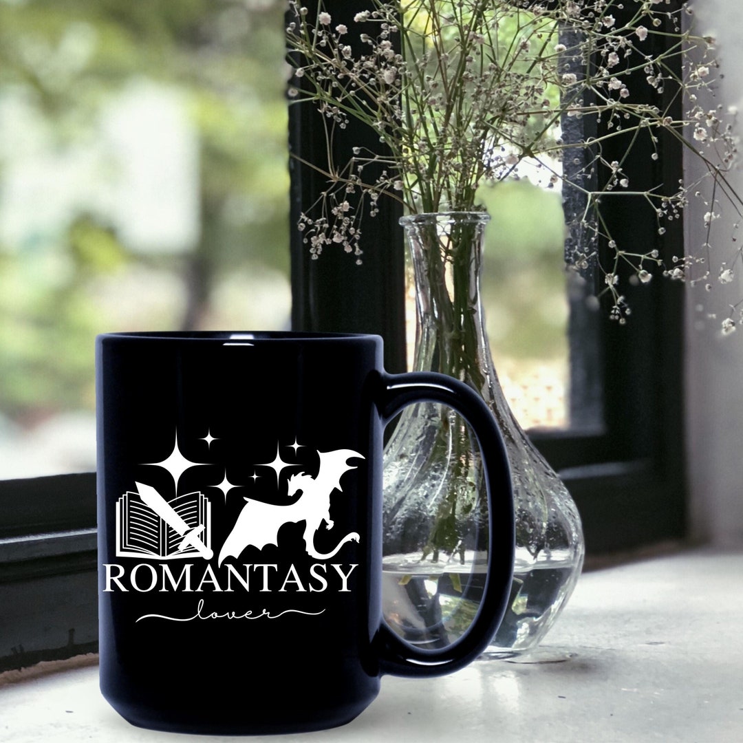 Romantasy Lover Mug, Gothic Tea Cup, Dark Coffee Mug, Witchy Drinkware ...
