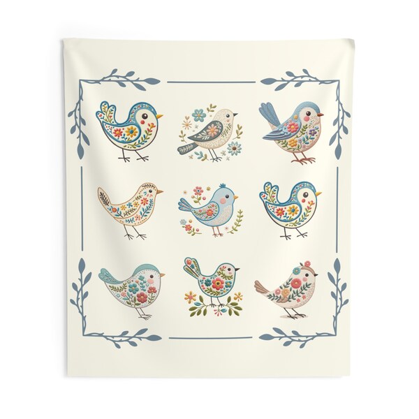 Bird Tapestry - Etsy