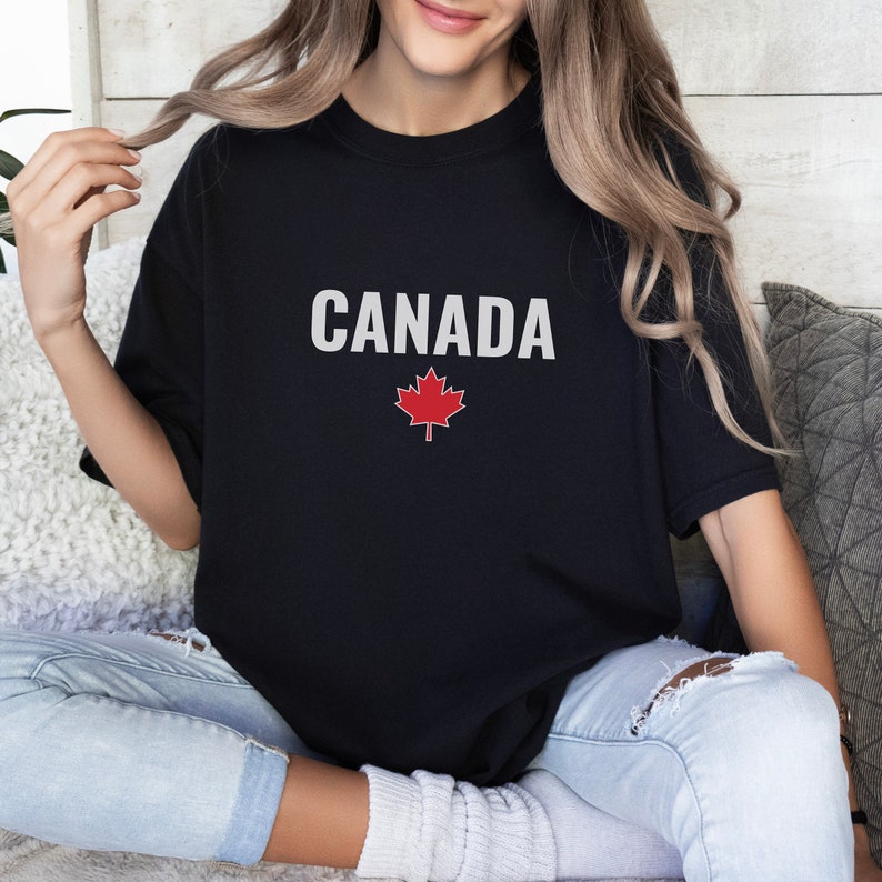 Canada Tee Maple Leaf Canada Logo T-shirt Canada Flag Canada Gift ...