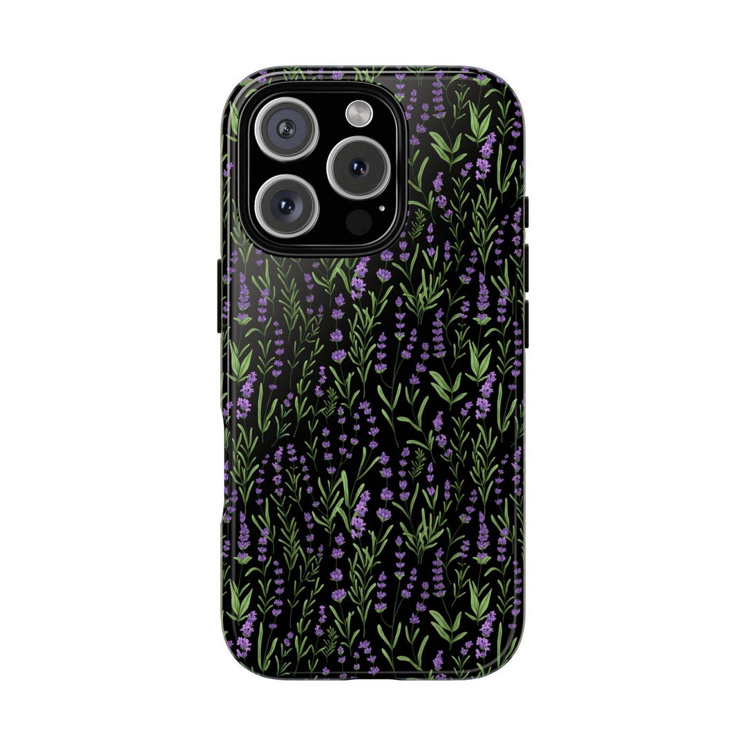 Lavender Tough Cases, Floral Phone Protector, Purple Lavender ...