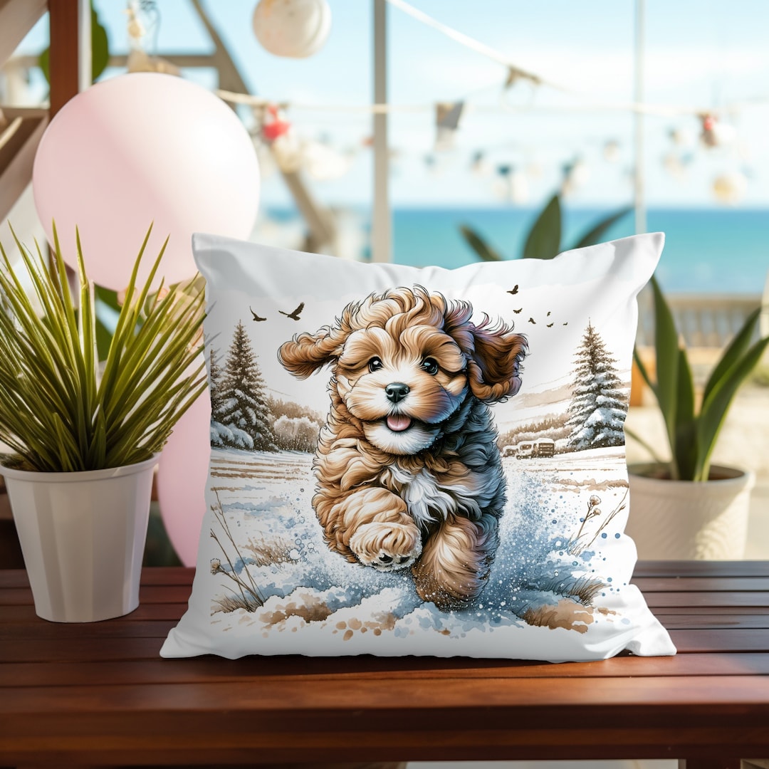 Cavapoo, Personalized Gift, Cavapoo Mom Gift, Cavapoo Cushion, Dog Mom ...
