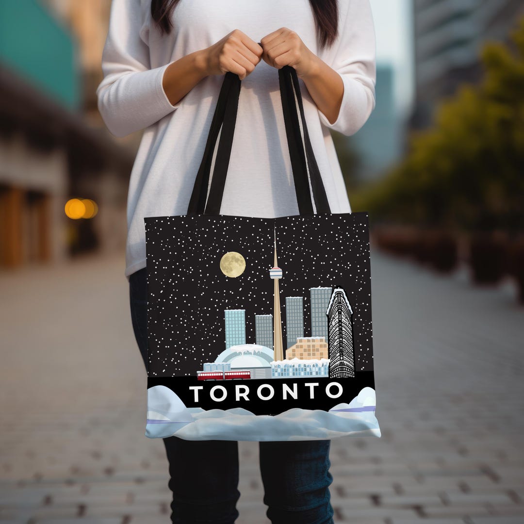 Toronto Tote Bag Cn Tower The Six Canada Hog Town Toronto Souvenir