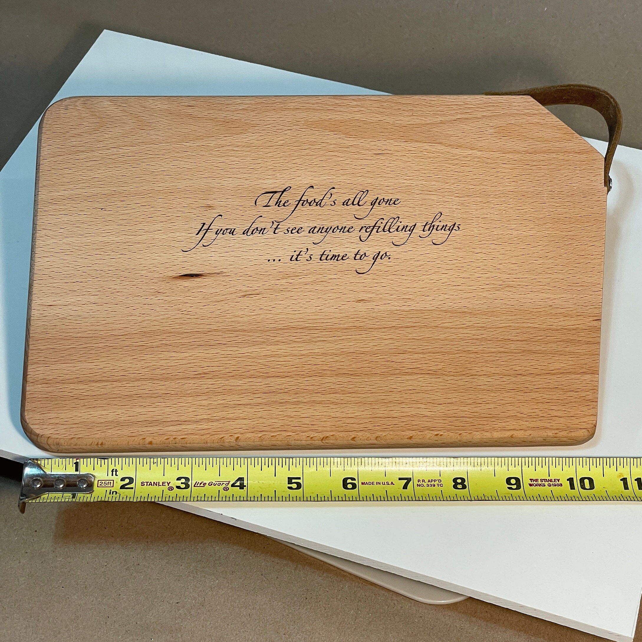 Funny Charcuterie Board With Leather Hanging Strap - Etsy