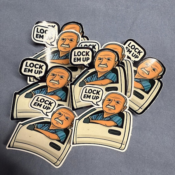 Lock Em up Sticker - Etsy