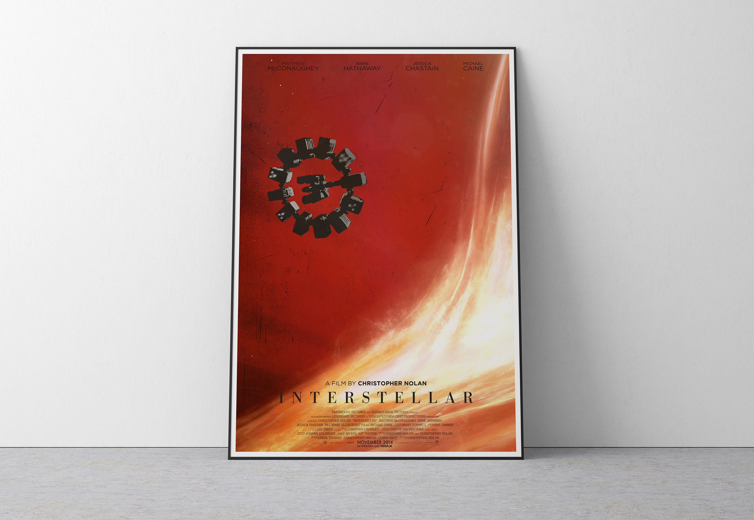 Interstellar Poster Interstellar By Christopher Nolan Wall Art ...