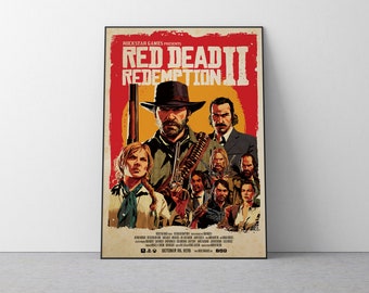 John Marston Poster - Etsy