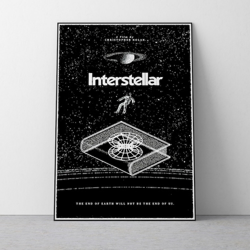 Interstellar Movie Poster Canvas Wall Art Home Decor no - Etsy