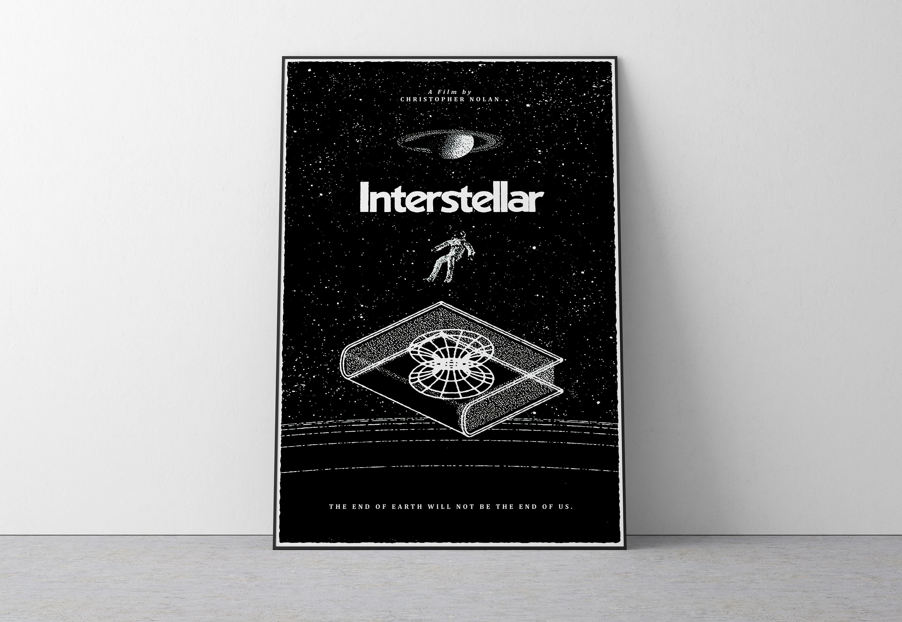Interstellar Poster Interstellar By Christopher Nolan Wall Art ...