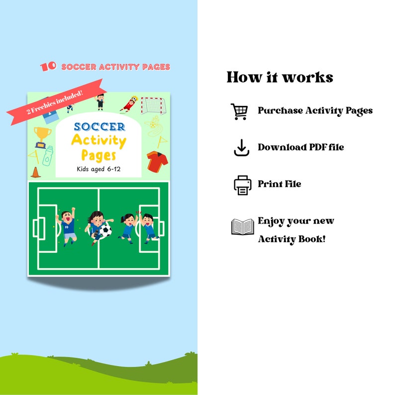 Soccer Activity Pages Printable, Soccer Coloring Pages for Kids, Soccer ...